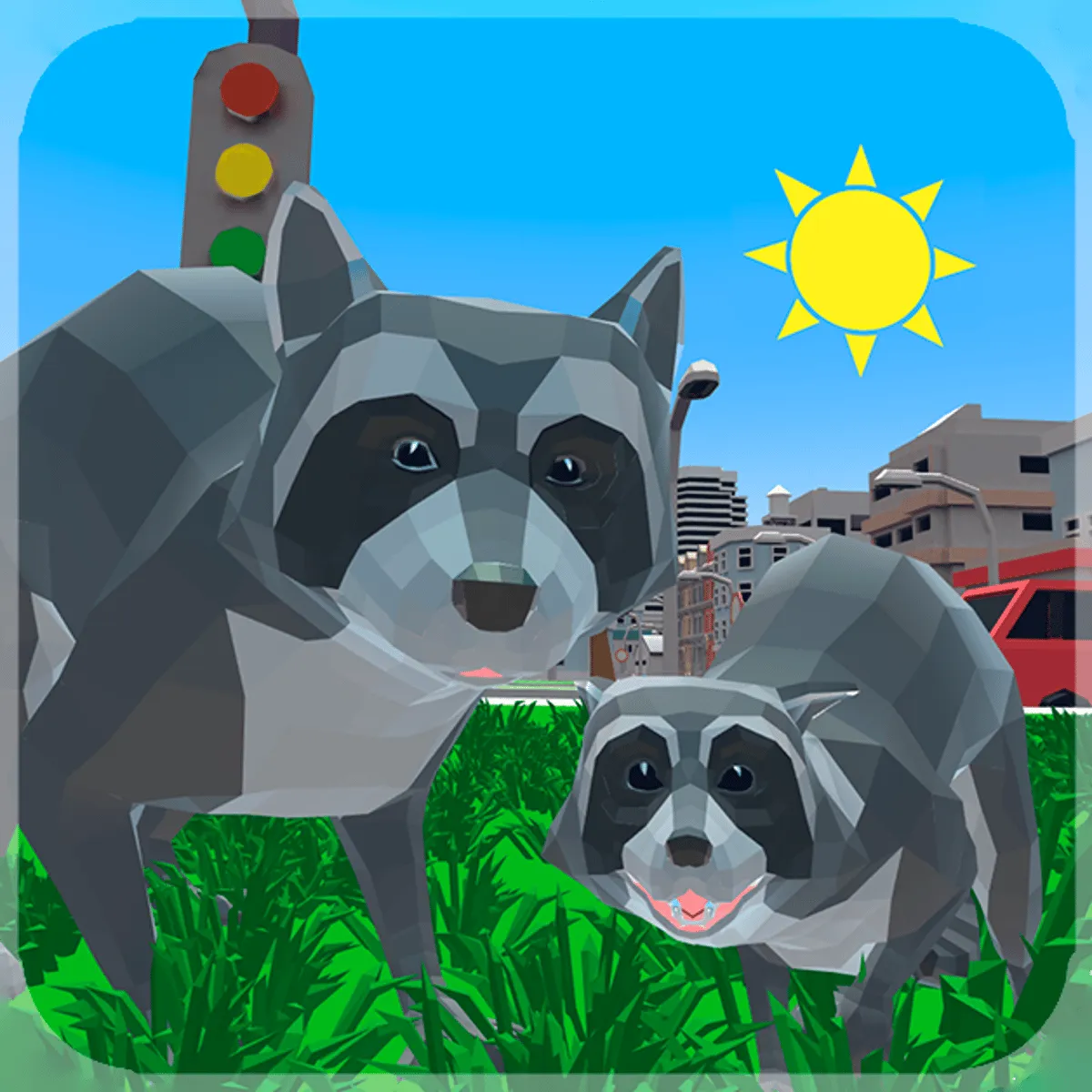 Raccoon Adventure: City Simulator 3D - Murlokio
